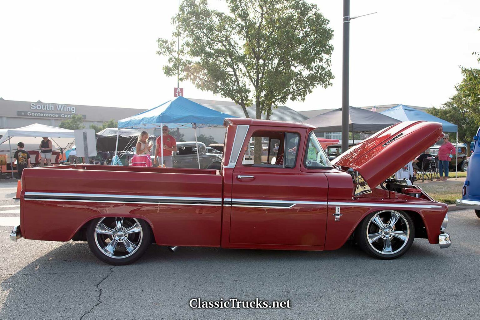 Gorgeous Red 63 Chevy C10 - ClassicTrucks.net - The On-line Magazine ...