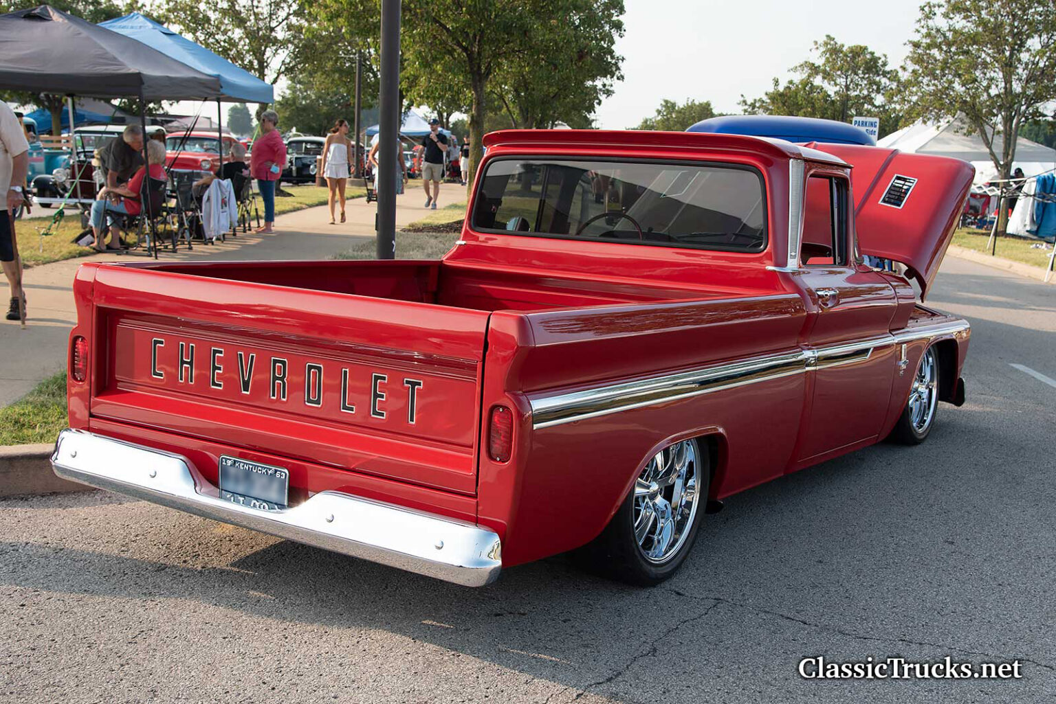 Gorgeous Red 63 Chevy C10 - ClassicTrucks.net - The On-line Magazine ...