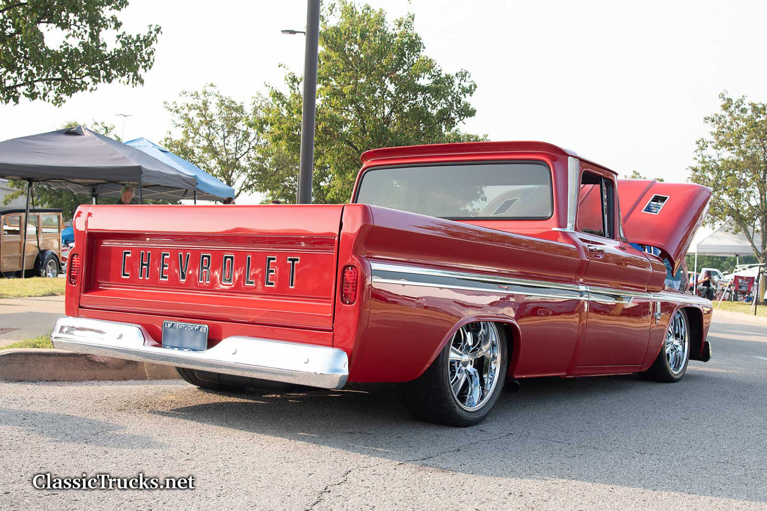 Gorgeous Red 63 Chevy C10 - ClassicTrucks.net - The On-line Magazine ...