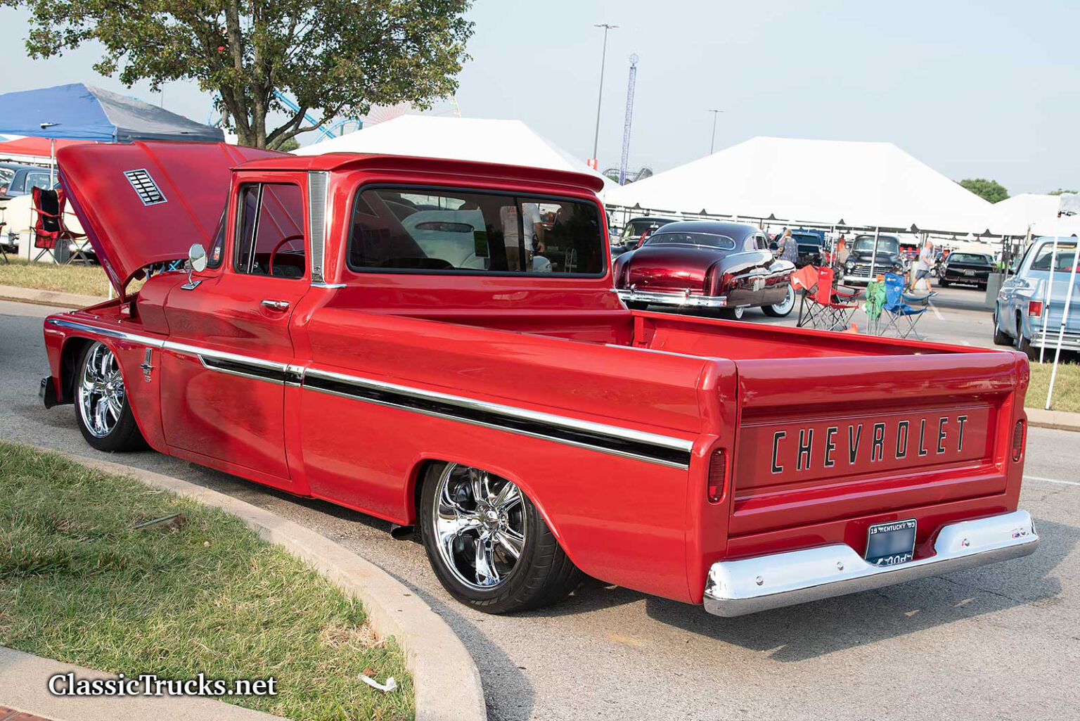 Gorgeous Red 63 Chevy C10 - ClassicTrucks.net - The On-line Magazine ...