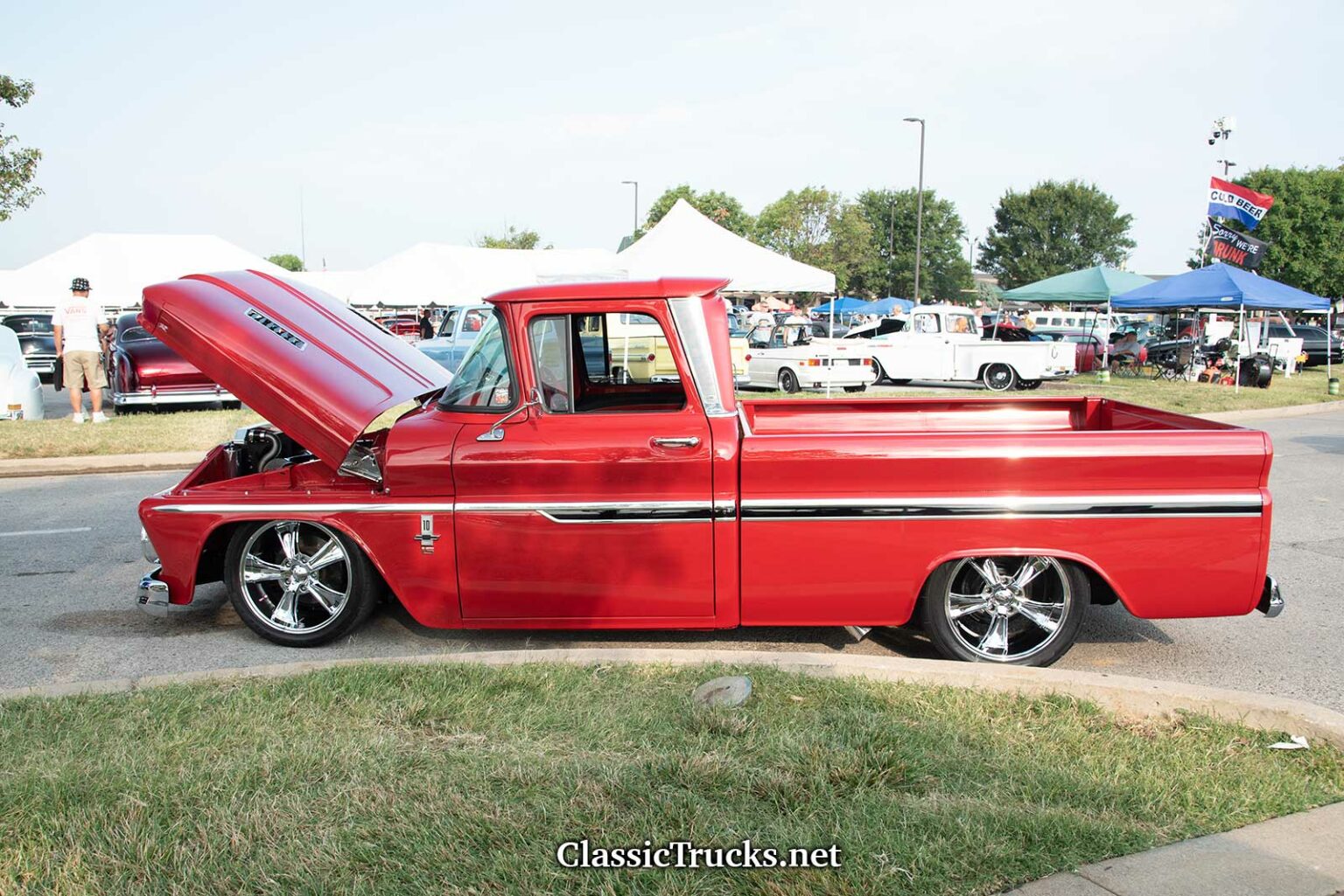 Gorgeous Red 63 Chevy C10 - ClassicTrucks.net - The On-line Magazine ...