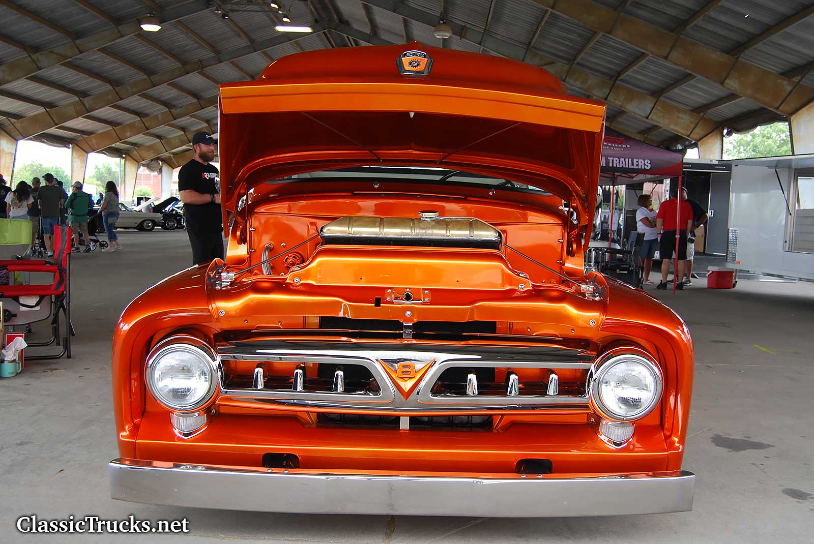 Intense 53 Ford Pickup With A Blown Flattie - ClassicTrucks.net - The ...