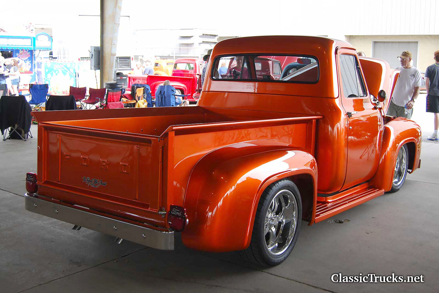 Intense 53 Ford Pickup With A Blown Flattie - ClassicTrucks.net - The ...